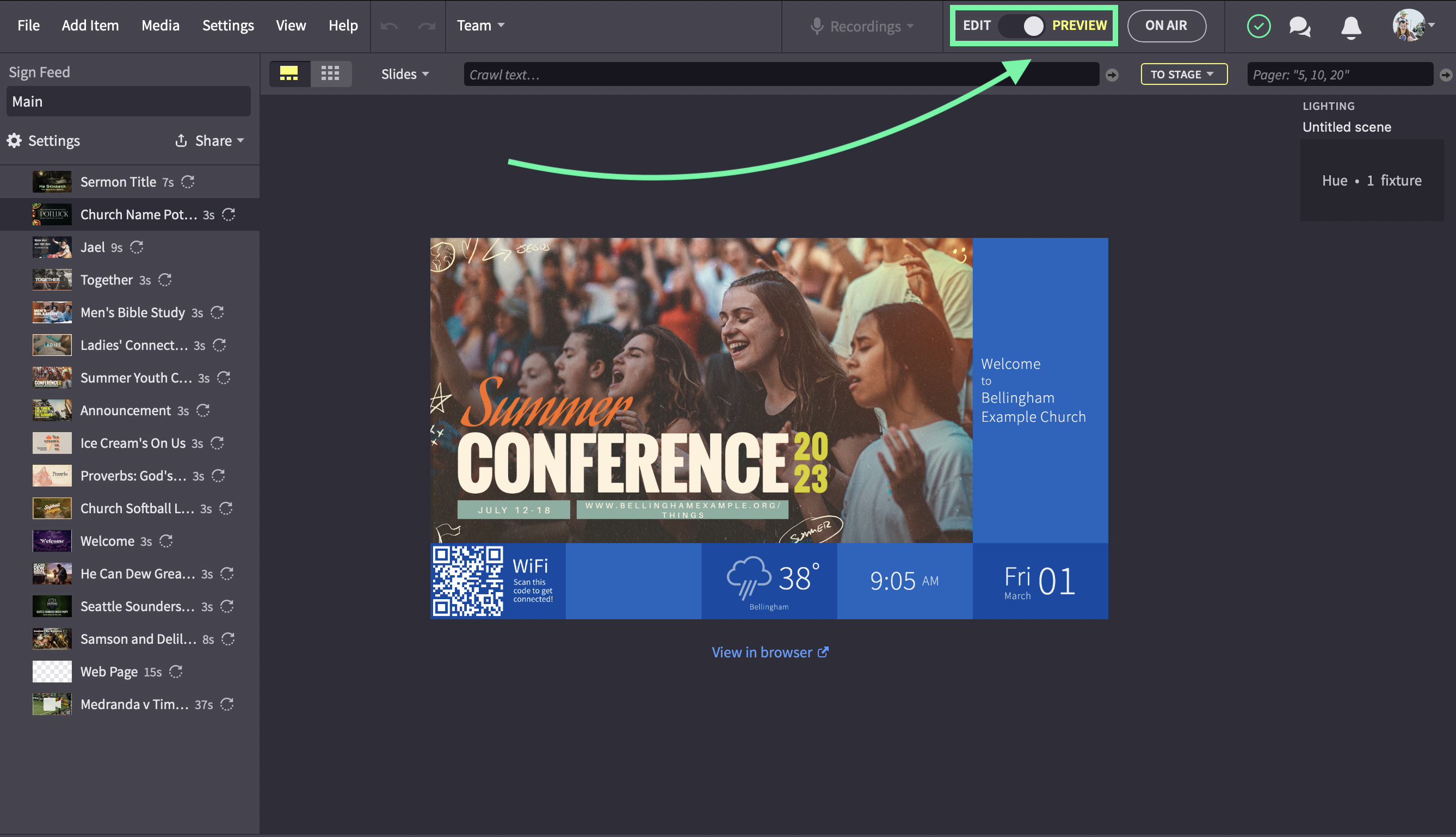 How to Set Up Digital Signage – Proclaim