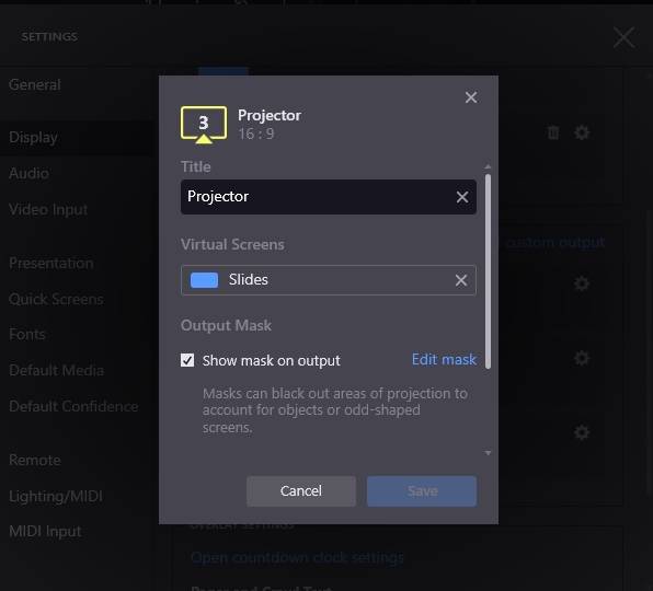How Do I Configure My Display Outputs? – Proclaim