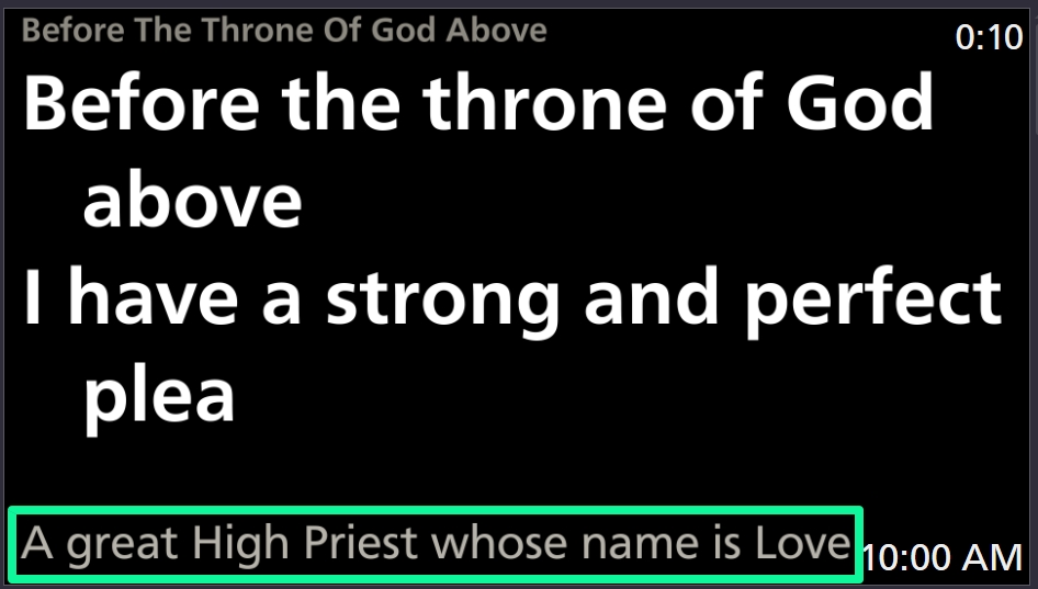 Confidence Monitor – Proclaim
